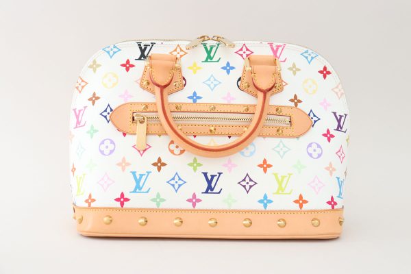 Louis Vuitton White Multicolor Monogram Alma PM at Jill's Consignment
